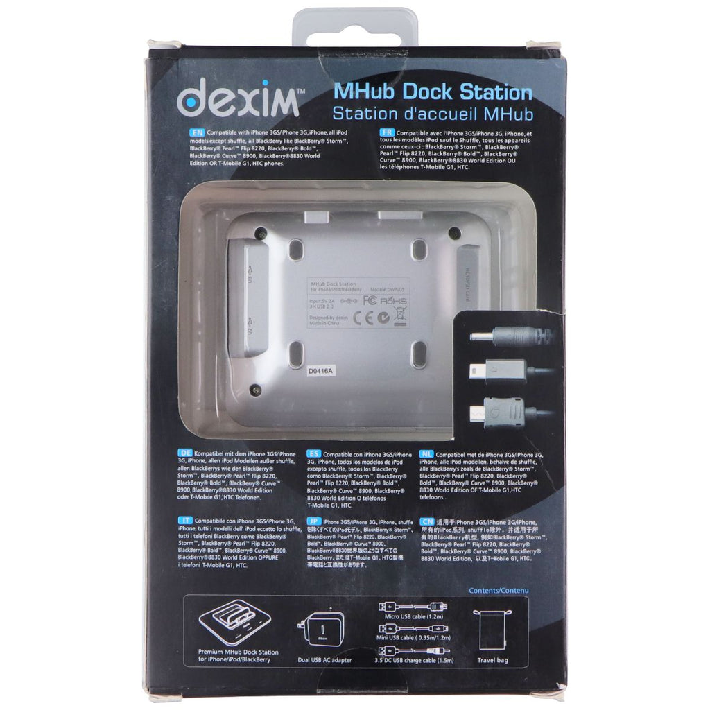 Dexim Mhub Charge and Sync Dock Station for iPhone 3GS/iPod/BlackBerry
