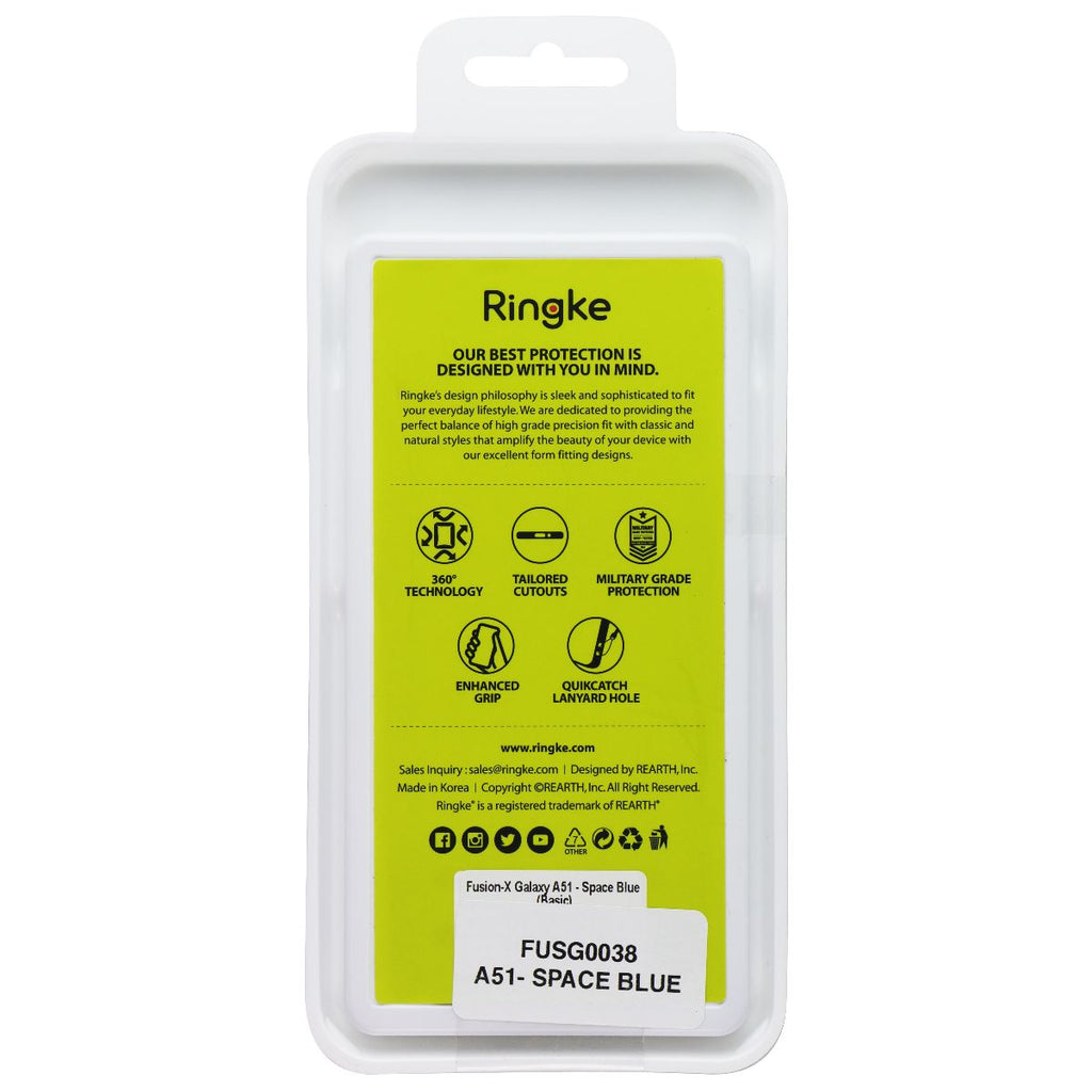 Ringke Fusion X Series Case for Samsung Galaxy A51 5G - Clear/Space Bl