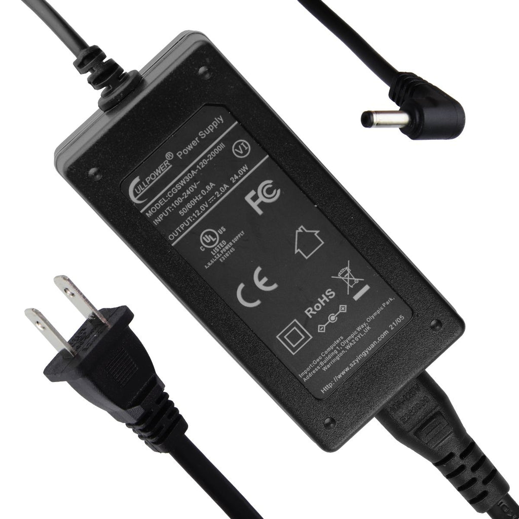 Cullpower (12V) AC Adapter Power Supply for GEO GeoBook (CGSW30A-120-2