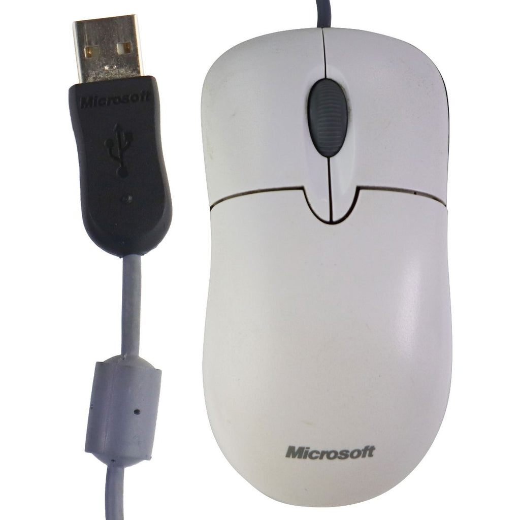 Microsoft USB Wired Optical Basic Mouse 1.0A - White/Gray (1094)